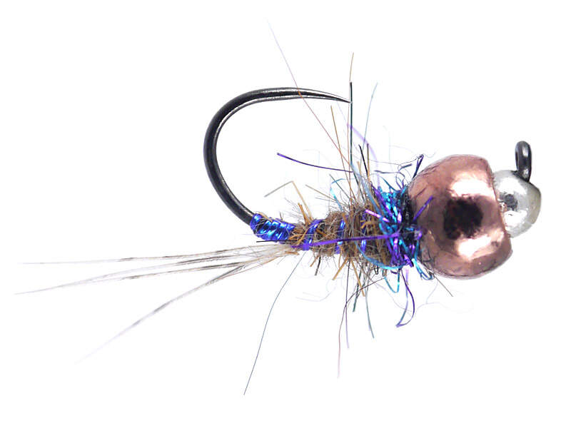 Jig tungsten nymph bombers on barbless hooks