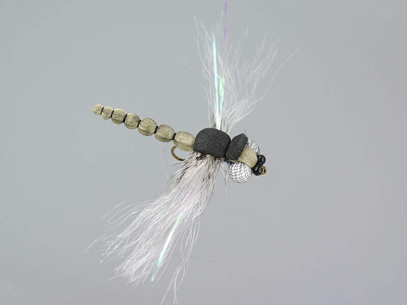 Realistic Foam Dragonfly Grey