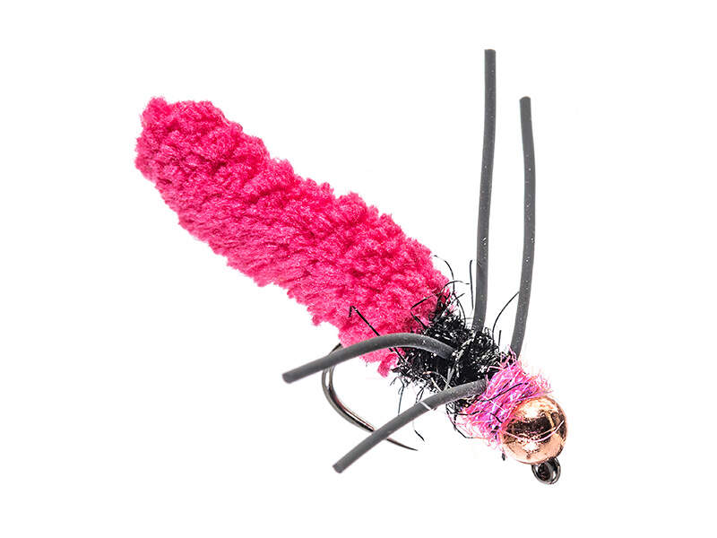 Jig Evo TG Rubber Leg Mop Fly Fluo Pink