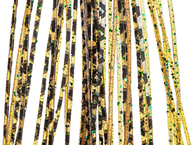 DUO Silicone Legs hotfly - 0,7 mm x 130 mm - 44 strands - met. olive