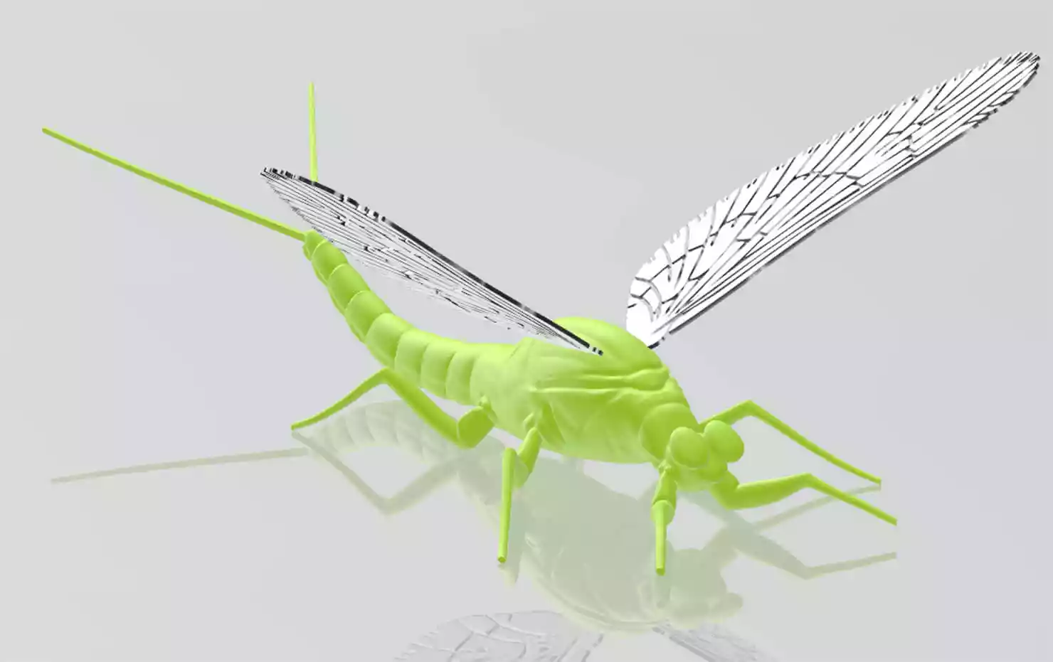 3D-printed flies: super-realistic & catchy