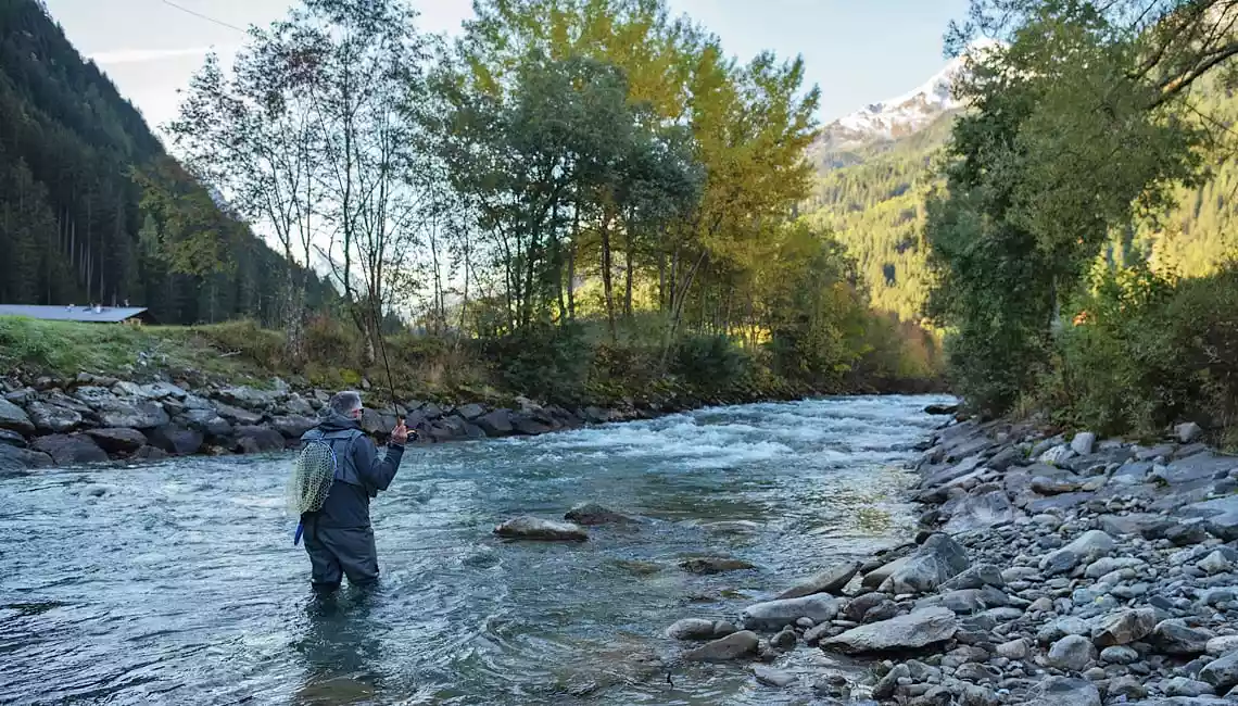 Fly fishing in the Ruetz - a wonderful destination